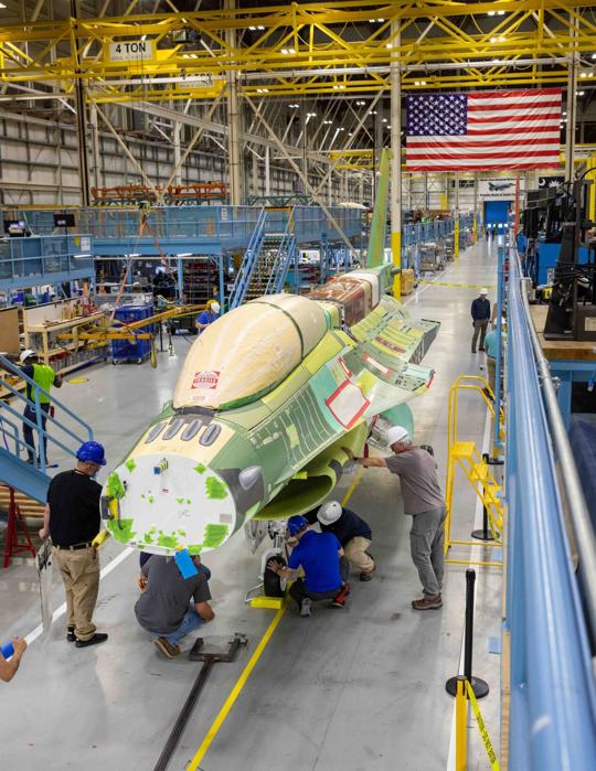 How F-16 jets are made at Lockheed Martin's Greenville site