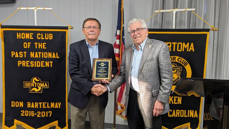 Aiken Sertoma Club presents Service to Mankind award