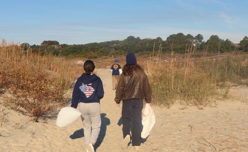 Clean Sweep: Rotary spruces up the sand on SI