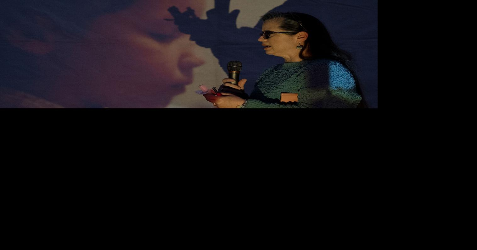 Family of Heather Elvis holds vigil for missing woman