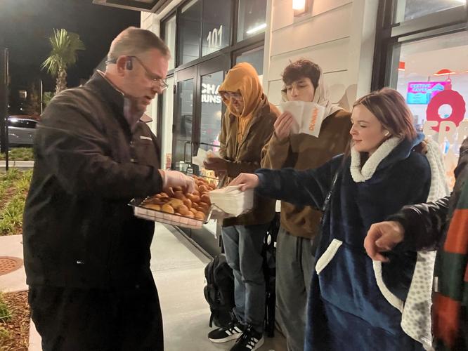 New Charleston Dunkin' opens with free coffee for customers