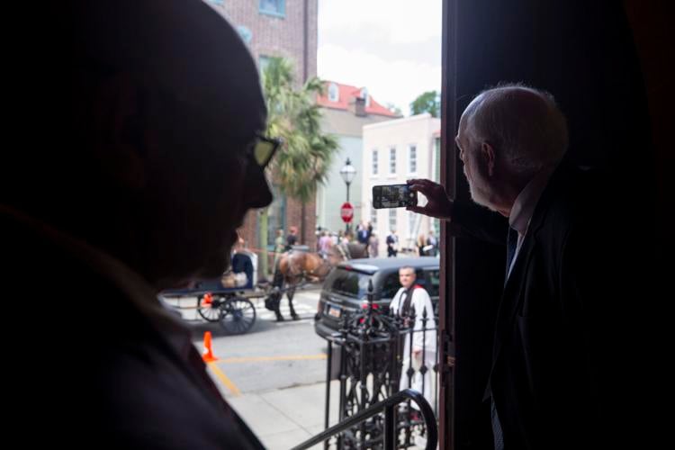 Photos: John Jenrette Jr. laid to rest at French Huguenot Church ...