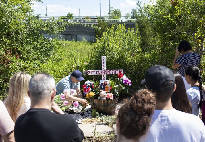 Photos: Family and friends of Lizzy Zito redecorate memorial and attend ...
