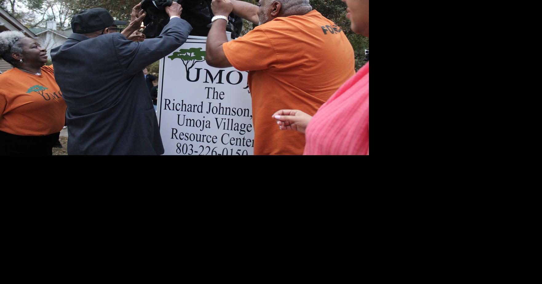 'Quite an honor': Umoja Village unveils sign honoring Richard Johnson Jr.