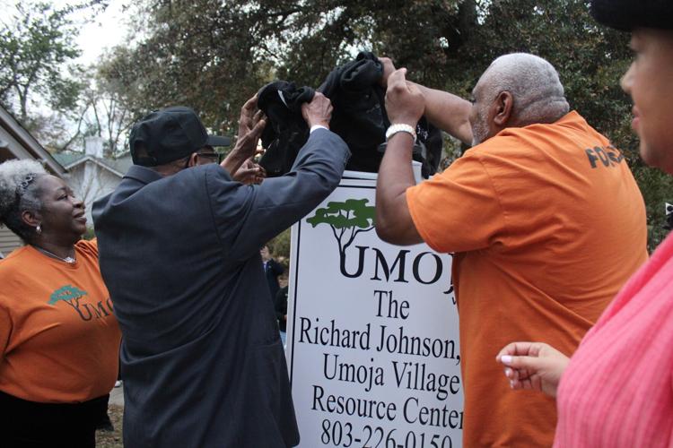 'Quite an honor': Umoja Village unveils sign honoring Richard Johnson Jr.
