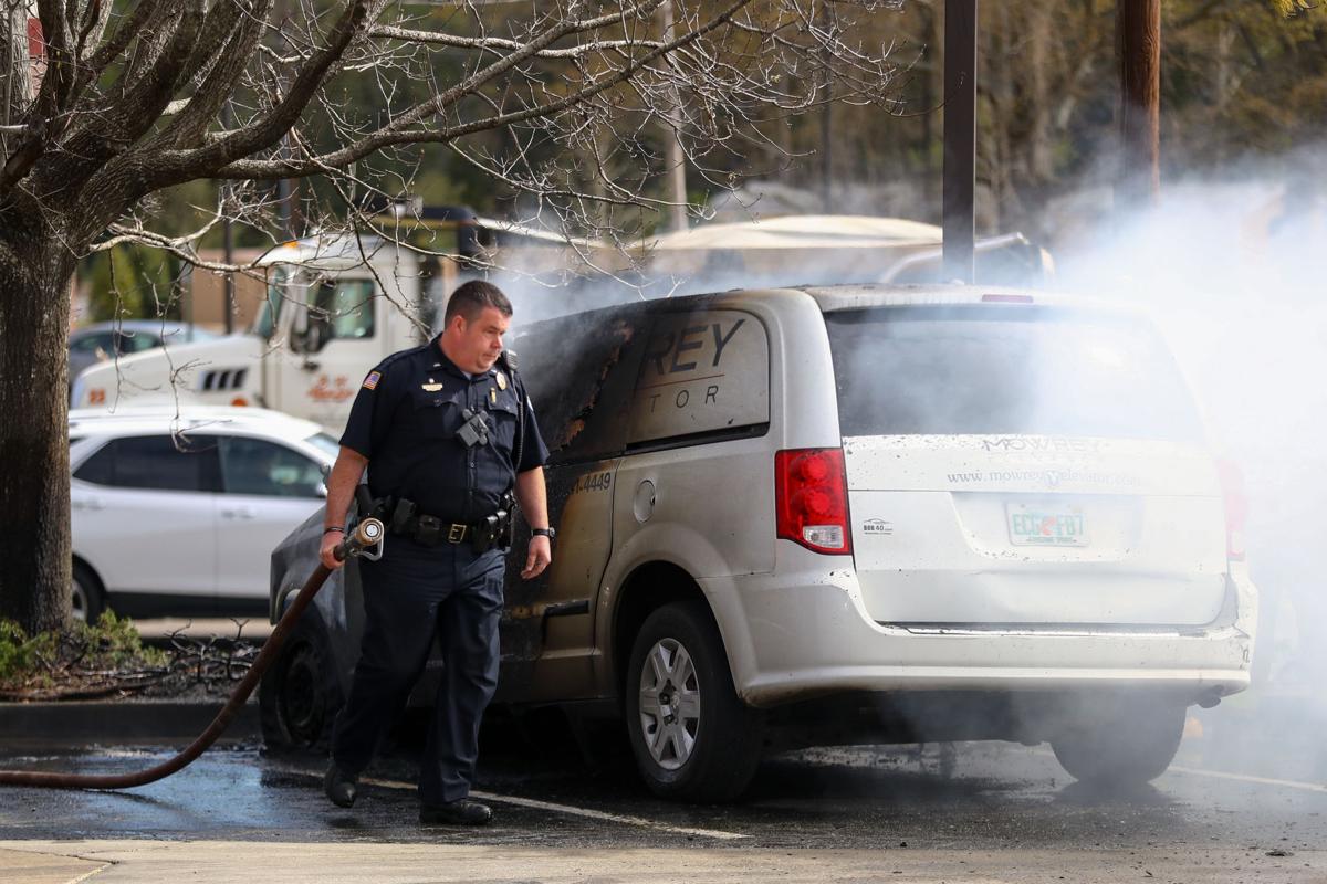 Vehicle catches fire in Chick-fil-a parking lot | News | postandcourier.com