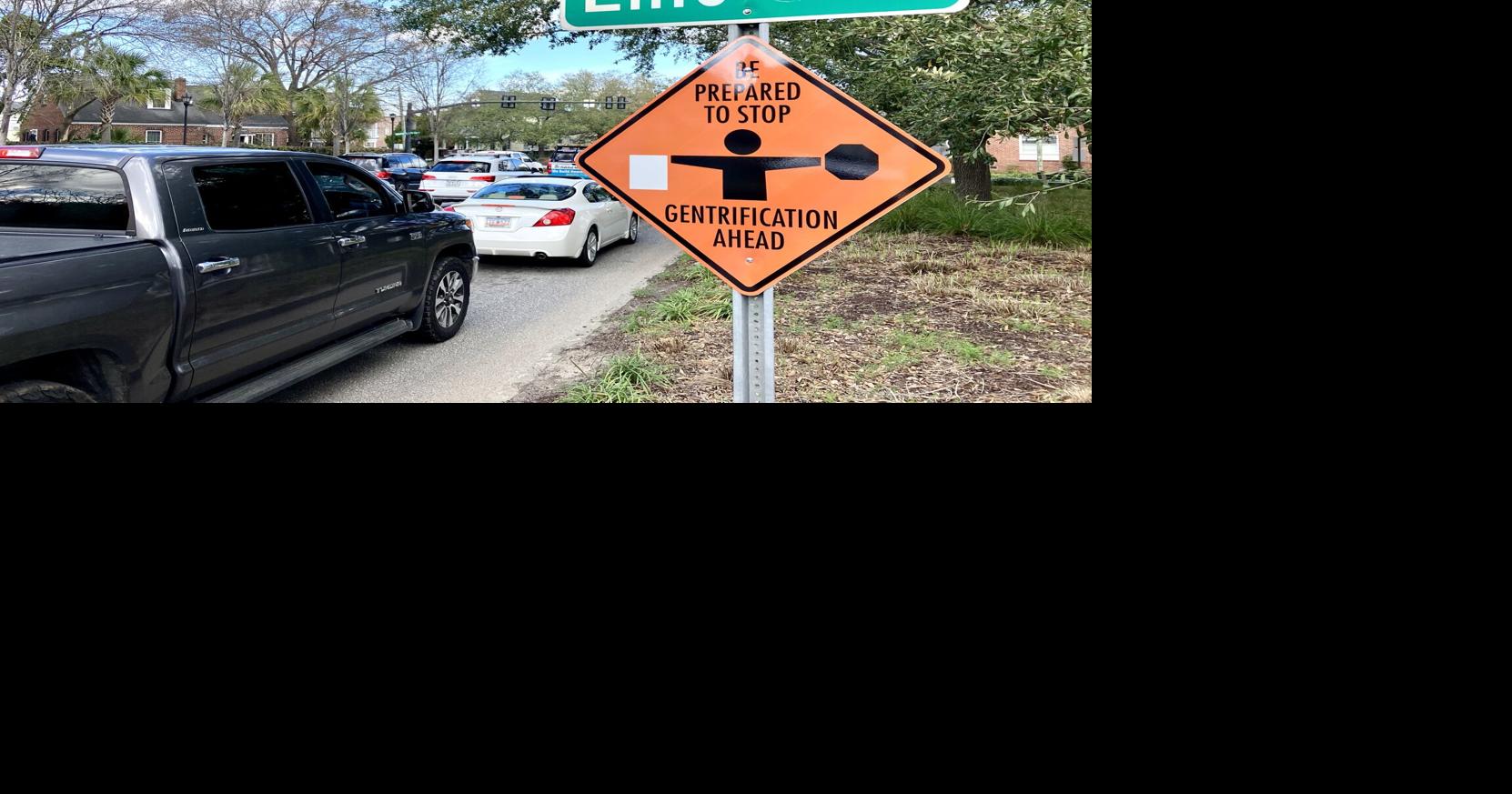 Unauthorized street signs on Charleston peninsula warn of ...