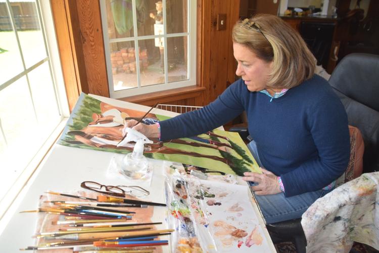 Conger's depictions of horses' personalities important in her art