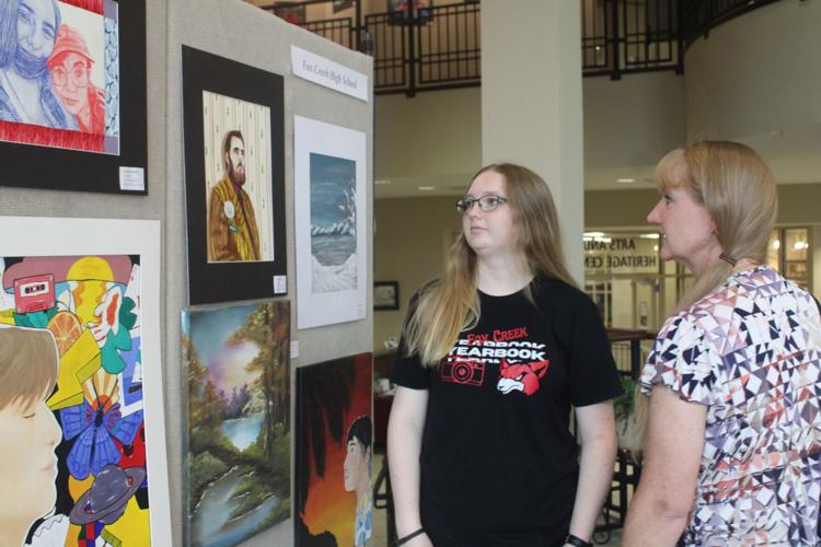 Art show displays student art in North Augusta