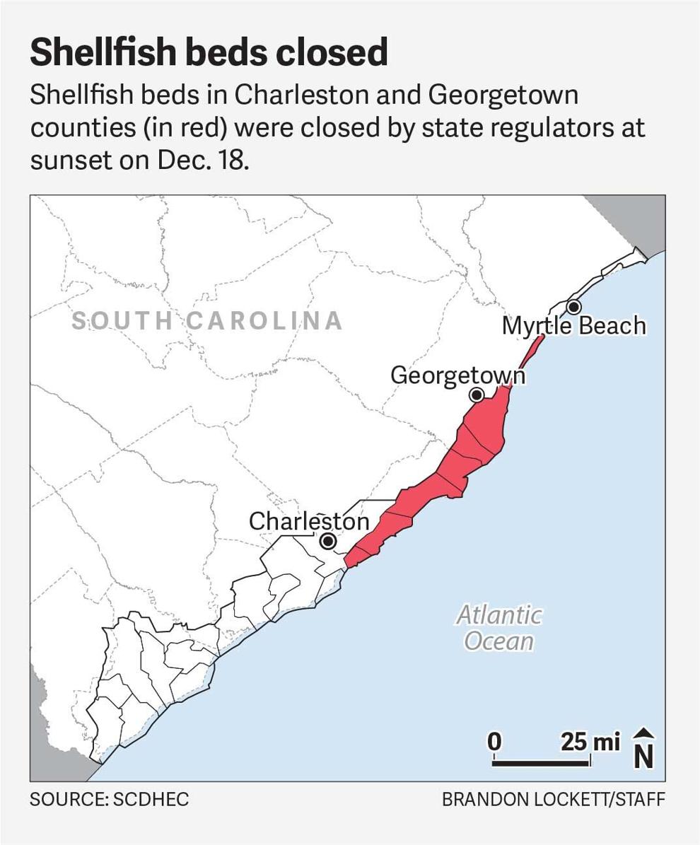 Nor'easter runoff spurs closure of shellfish harvesting beds