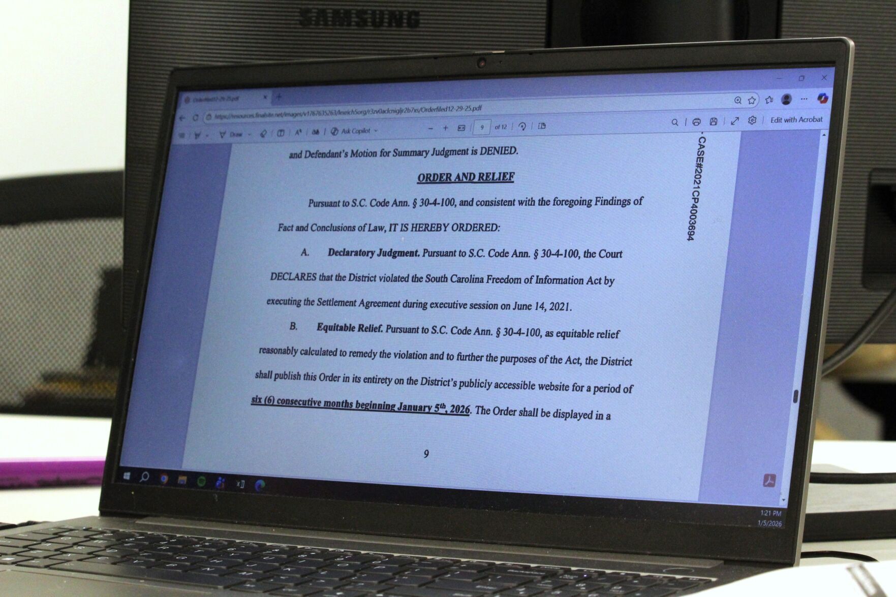 SC school district must post court ruling that it broke FOIA