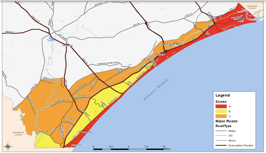 South Carolina updates hurricane evacuation maps for 2024