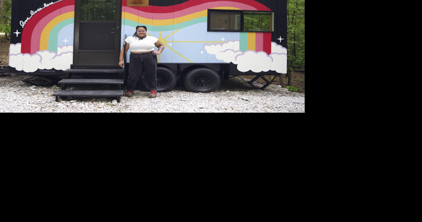 Atlanta-based artist brings big message to tiny cabin in Seneca