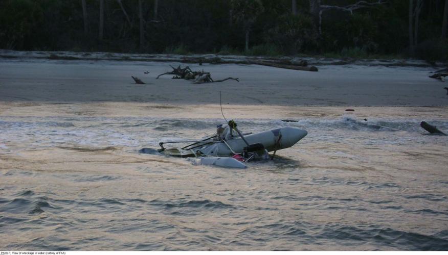 911 caller describes flying boat crash