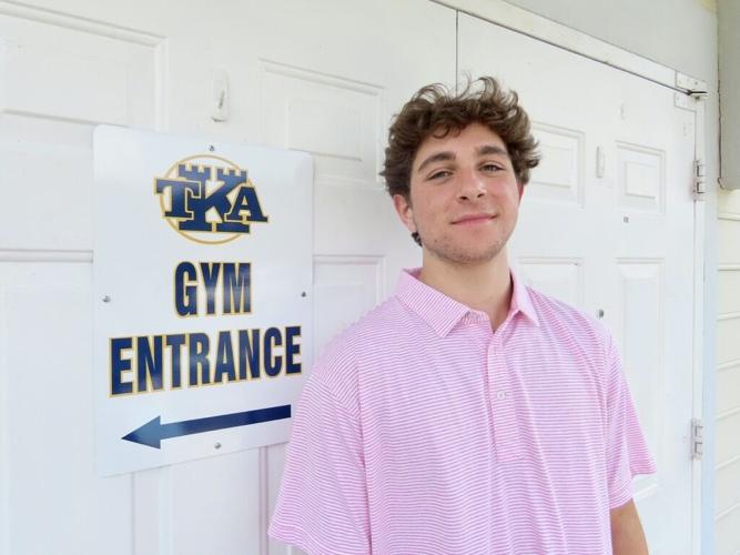 The King's Academy senior Nicholas Ferrigno always goes all out