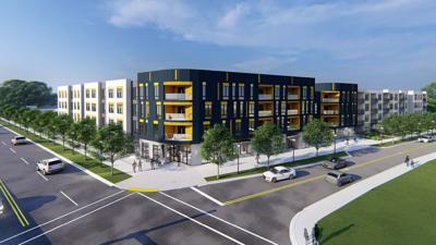 Affordable apartments under construction on Laurens Road