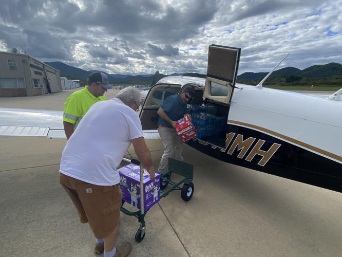 Helene aid takes flight at Downtown Greenville Airport