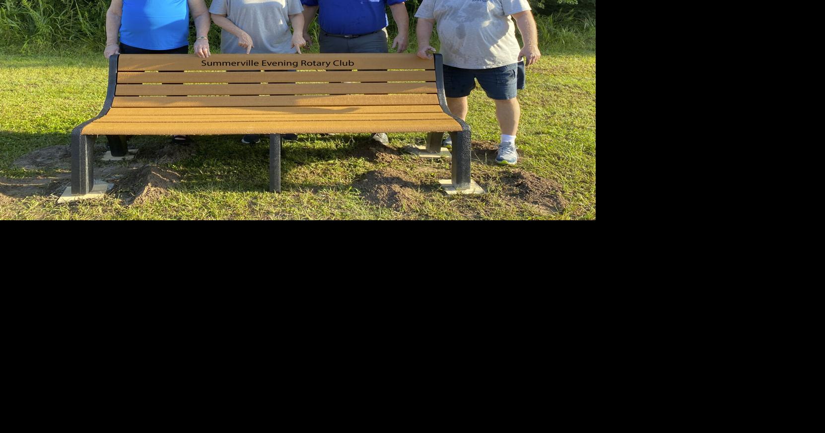 Evening Rotary Club, town of Summerville team up to install benches ...
