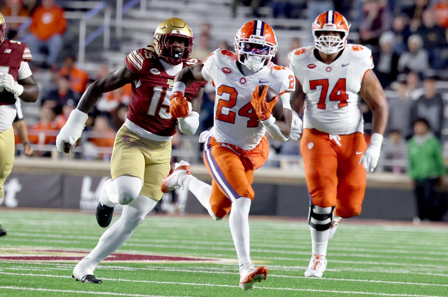 Swinney explains why Clemson wore orange pants at B.C.