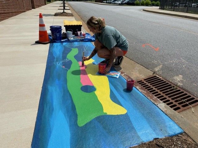 Spartanburg's Storm Drain Art Project aims to keep waterways clean