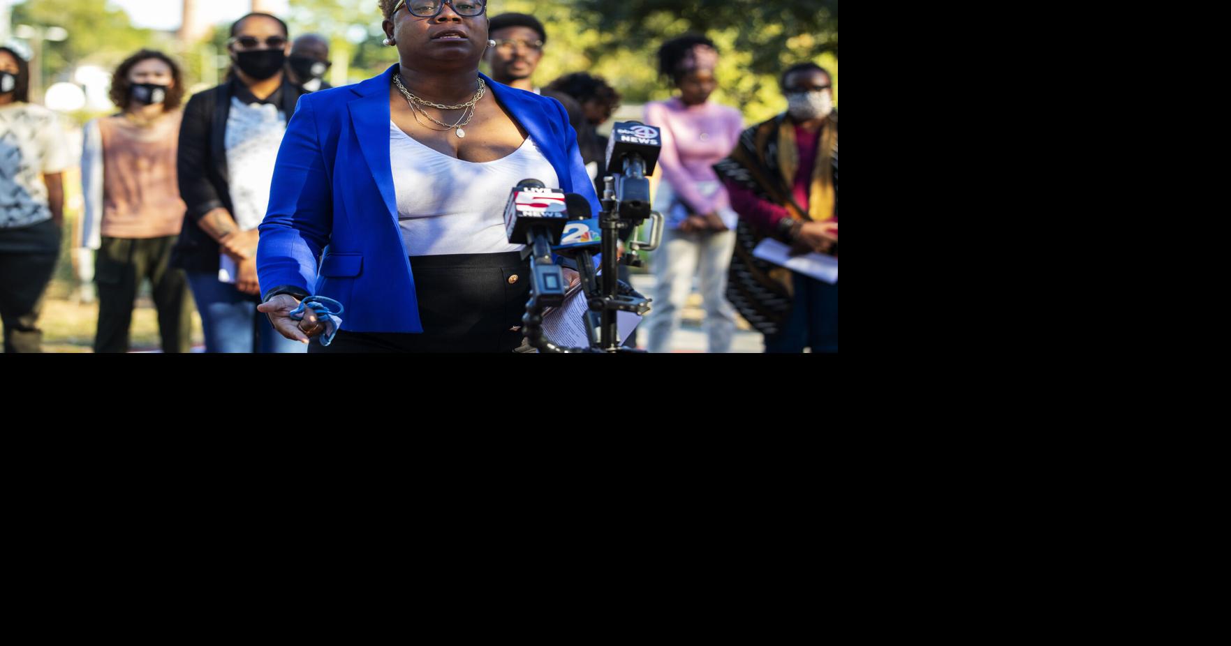Charleston activists gather for news conference discussing racial ...