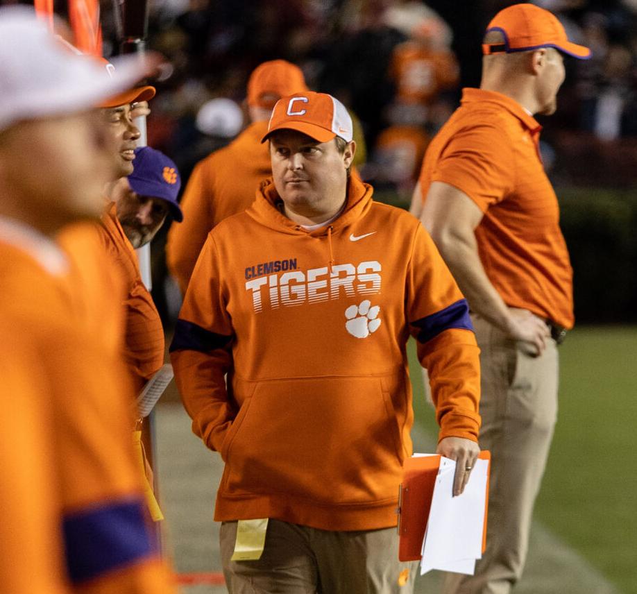 Clemson defensive coordinator Wes Goodwin is out