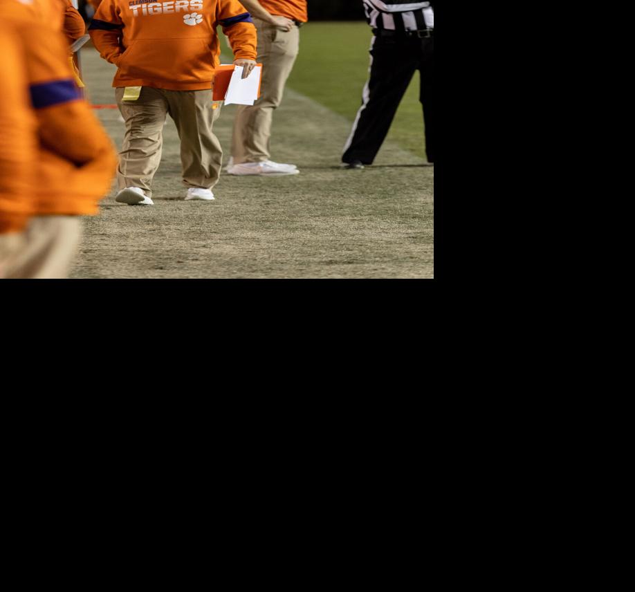 Clemson defensive coordinator Wes Goodwin is out