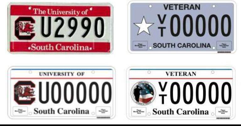 SC DMV begins issuing new license plates; lawmakers get 1st | Archives ...