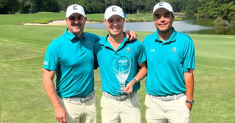 Coastal Carolina's Trey Crenshaw wins Golfweek Fall Challenge in record ...