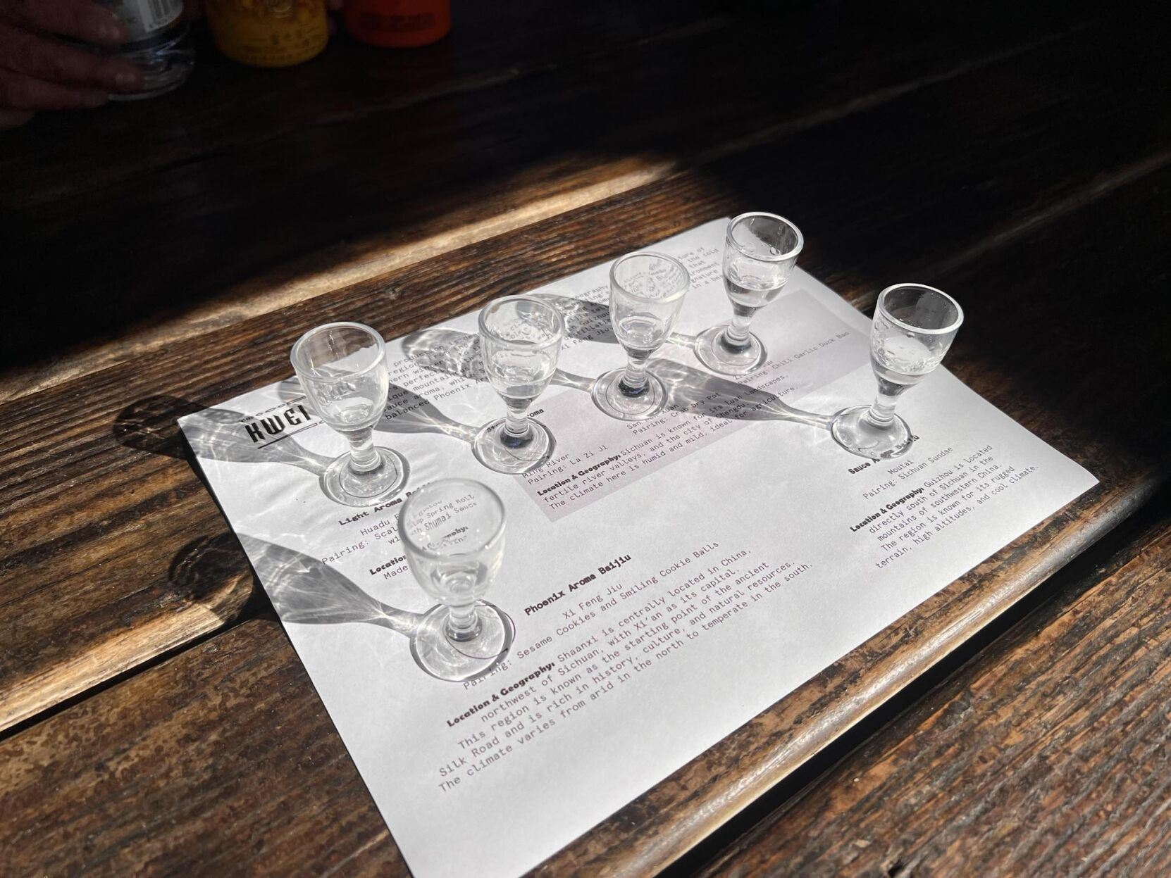 What is baijiu? Restaurant Kwei Fei wants you to know.