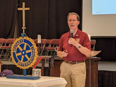 Rotary gov lays out the 'fund'amentals