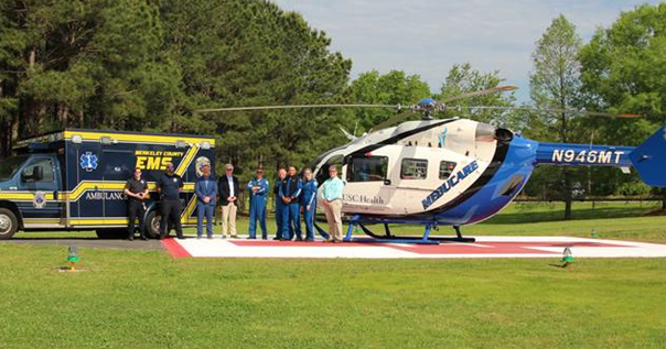 Berkeley County unveils new heliport on Daniel Island
