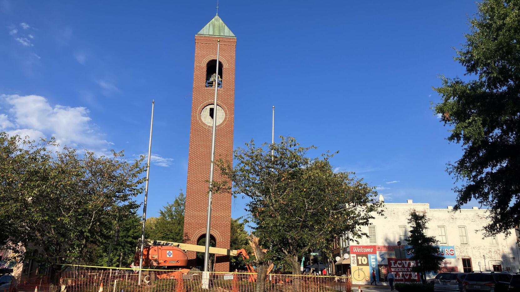 Spartanburg clock tower to be torn down, rebuilt elsewhere