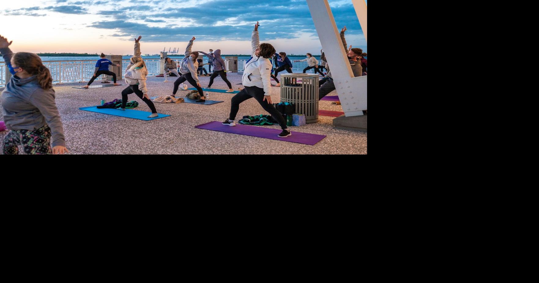 Yoga returns to MP Pier