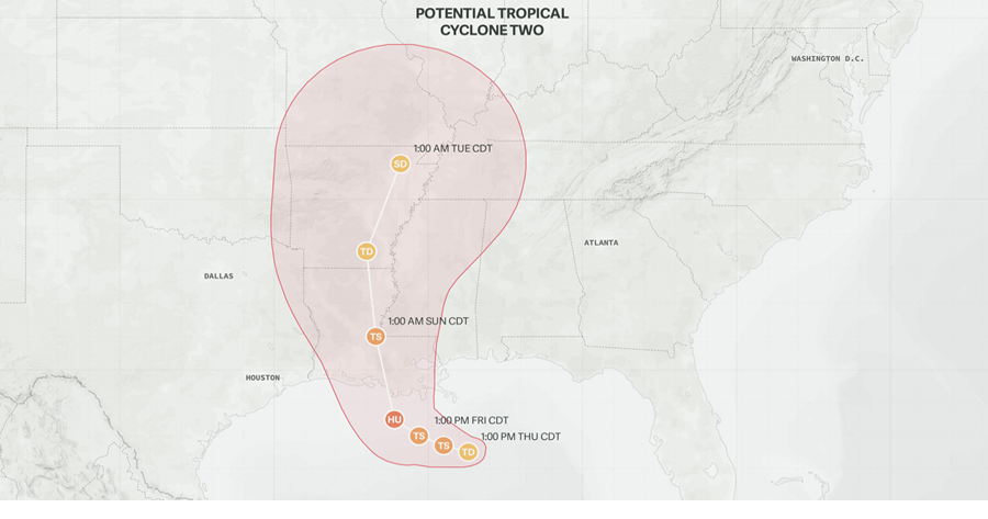 Hurricane Wire: Tropical Storm Barry strengthening in Gulf | Hurricane ...