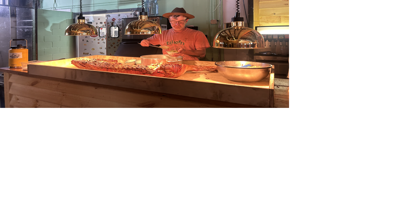 Whole hog, Carolina BBQ is at new Elliott Moss restaurant
