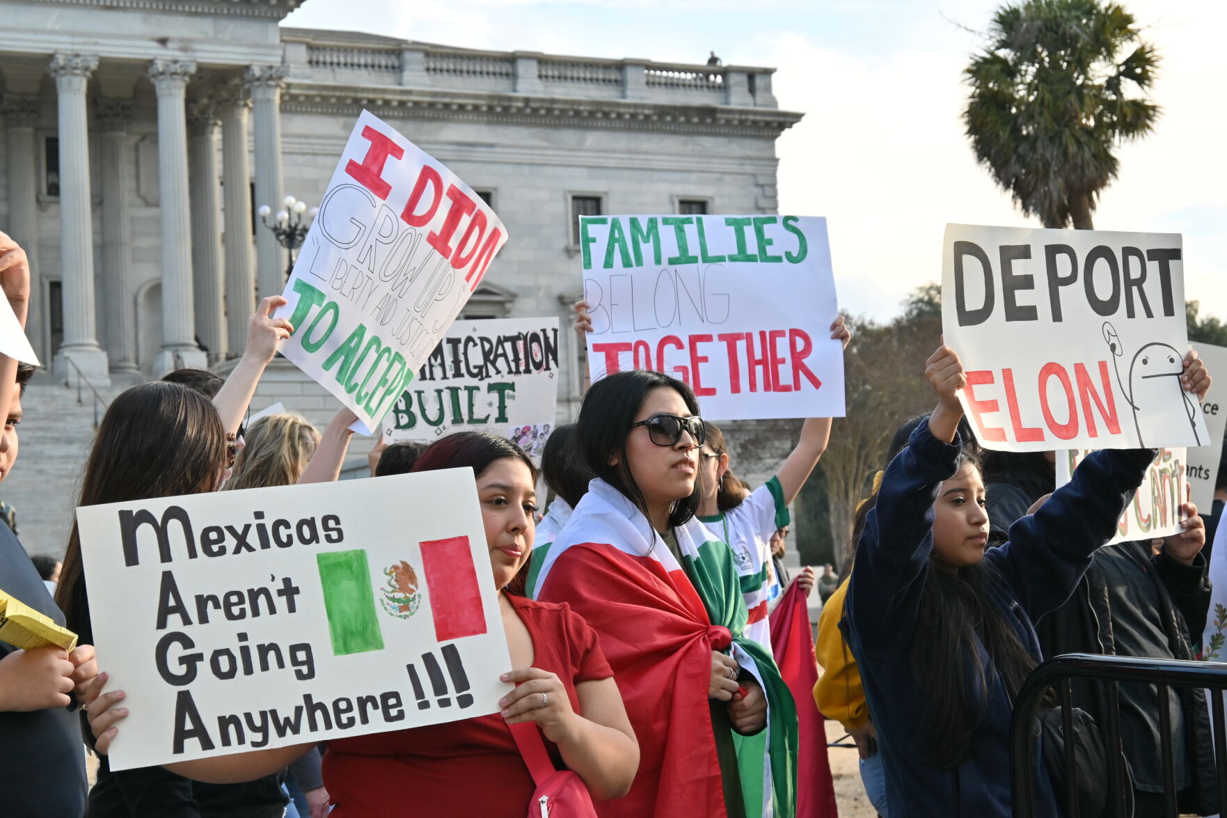 Columbia protest brings hundreds against deportations