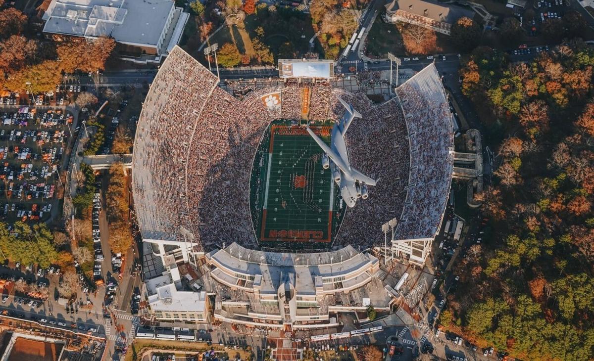 Here’s how a Clemson football stadium flyover comes together