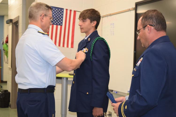 Coast Guard rep visits Lucy Beckham HS
