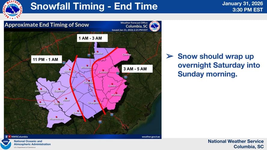 Winter weather in Columbia, SC? How bad is the ice and snow?