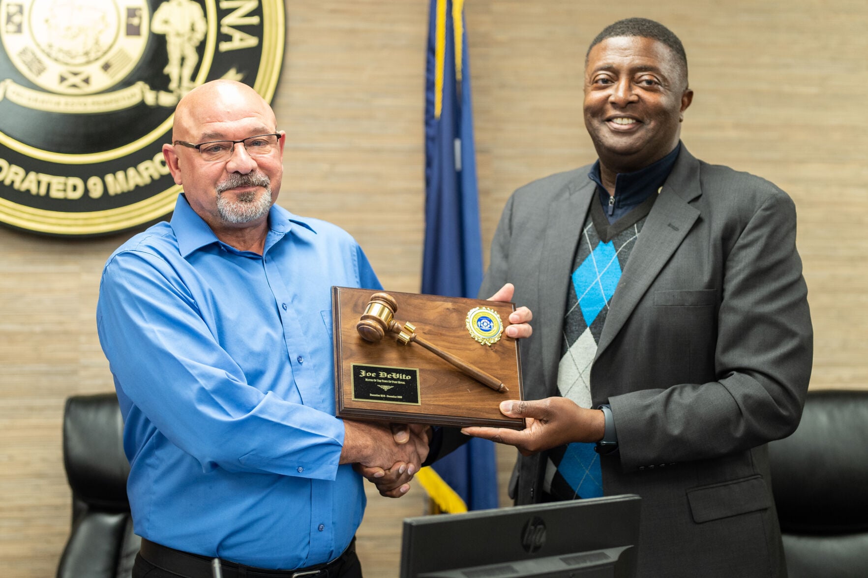 New Port Royal Mayor Kevin Phillips gets down to business