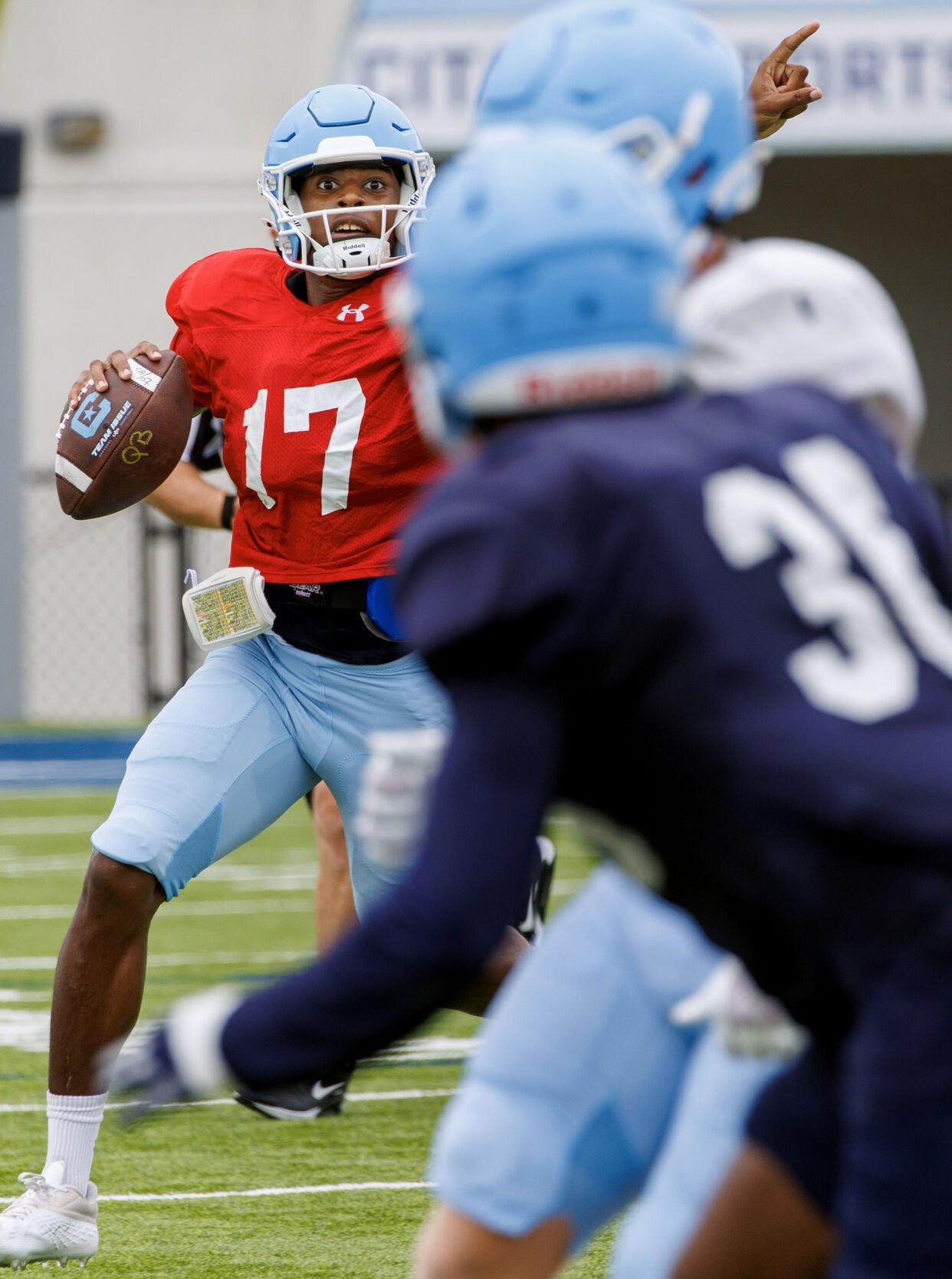 The Citadel QBs shine during first preseason scrimmage