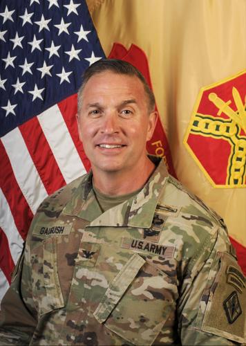 Garisson Commander Col. David Gaugush joins Fort Jackson