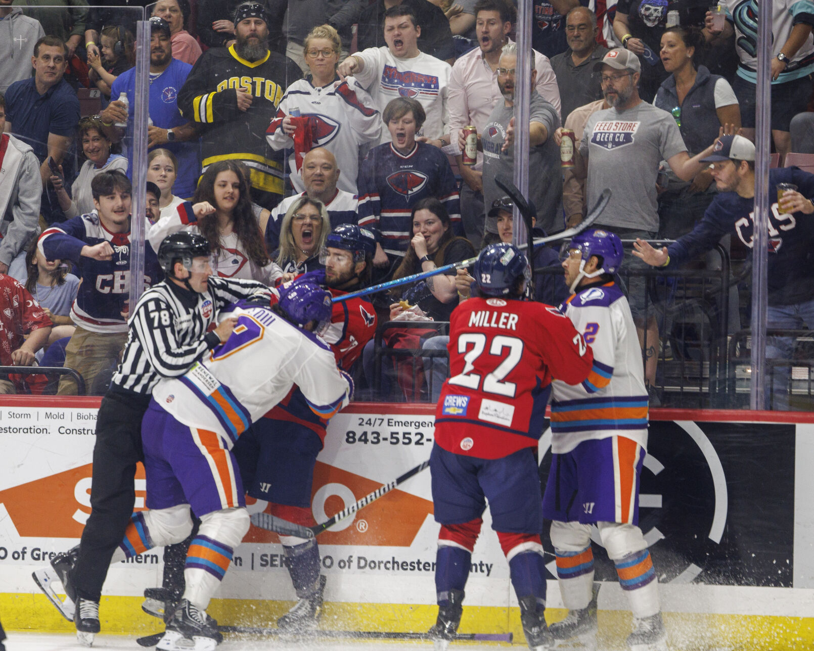 South Carolina Stingrays take 2-0 lead in playoff series