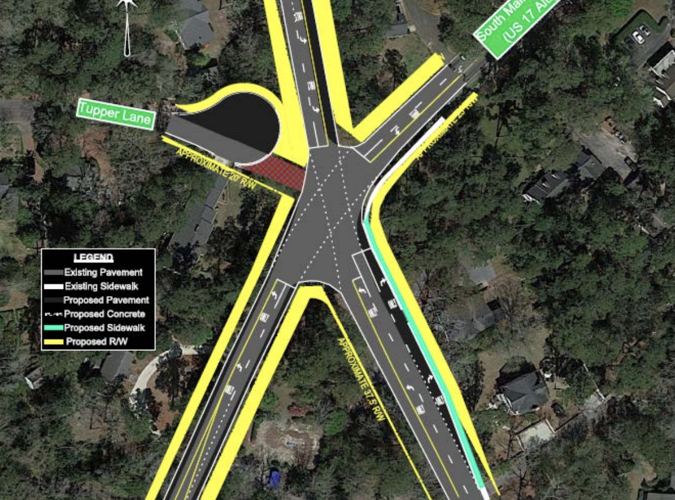 Town continues to research roundabout options for Five Points intersection