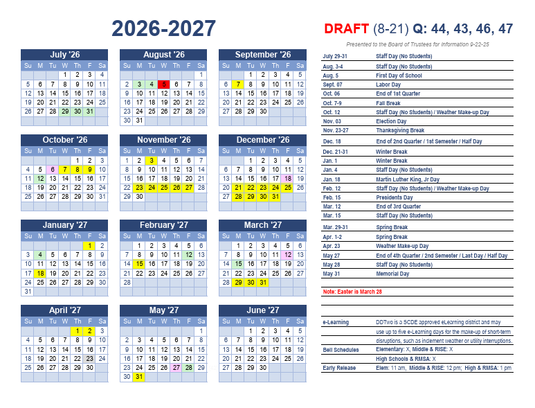 DD2 looks at suspension disparities, school calendar changes