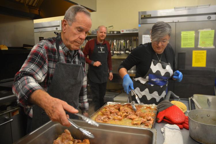 Hot Meal on a Snowy Day
