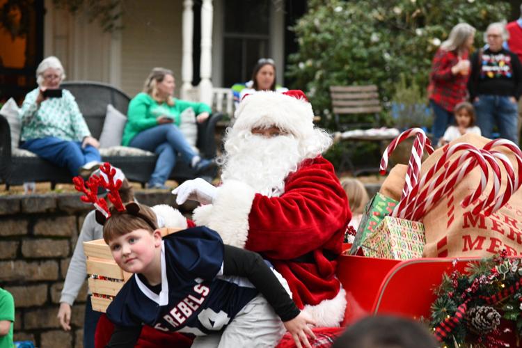 Santa, Sir Big Spur seen at Edgefield's 50th Christmas Parade