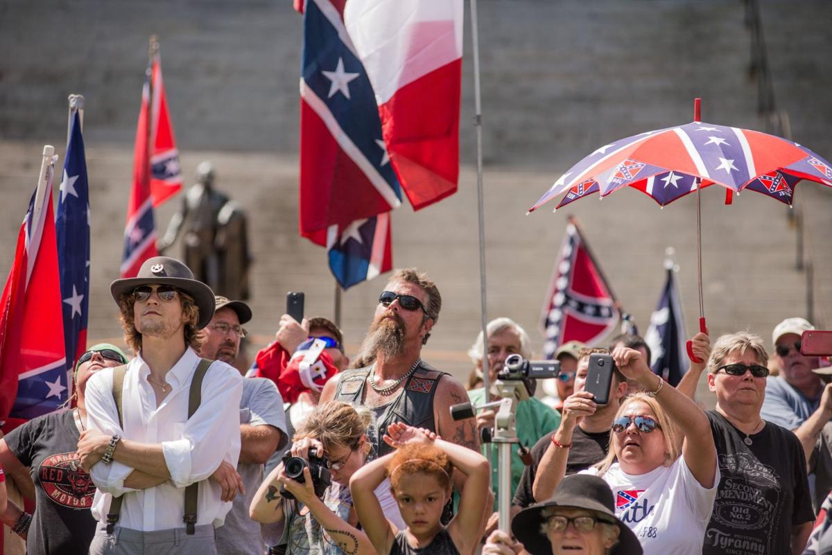 S.C. Secessionist Party holds Confederate flag rally | Palmetto ...