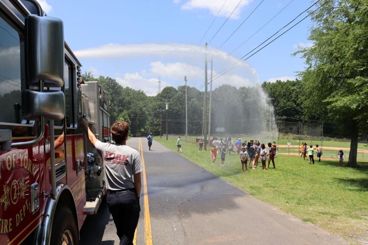 First responders connect with kids at York Police summer camp
